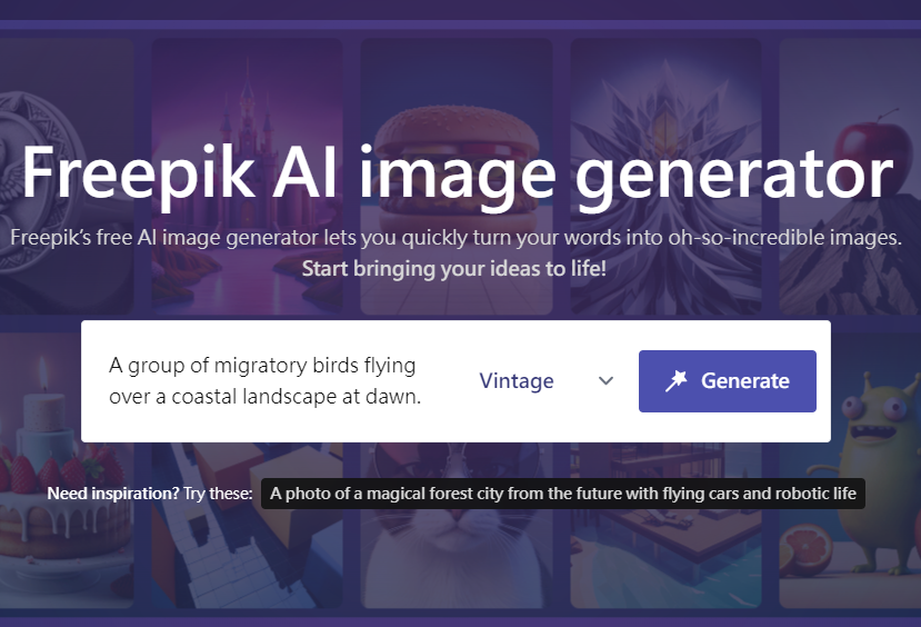 Freepik AI image generator 支援線上編輯、圖片後製、添加文字 (AI繪圖軟體教學) - George的私房筆記