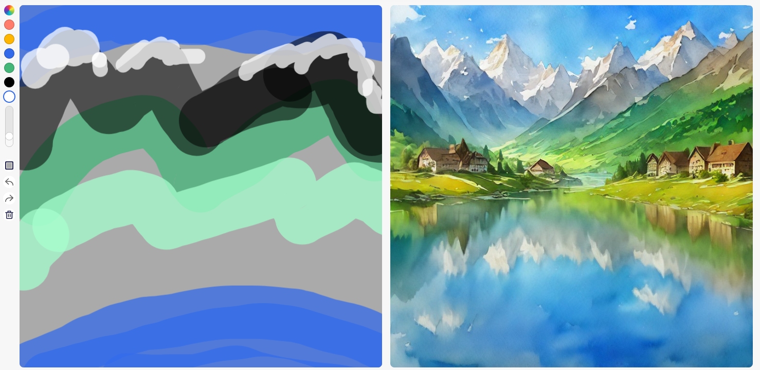 Freepik Pikaso 手繪草稿轉成精美圖片，線上實時繪圖 | 手繪+AI | 繪圖過程錄製 | AI繪圖軟體教學 - George的私房筆記