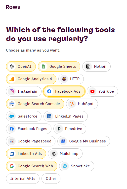 Rows ：ai數據分析新選擇，圖表速繪、AI掌握洞見、多種實用模板、社群數據分析 - George的私房筆記