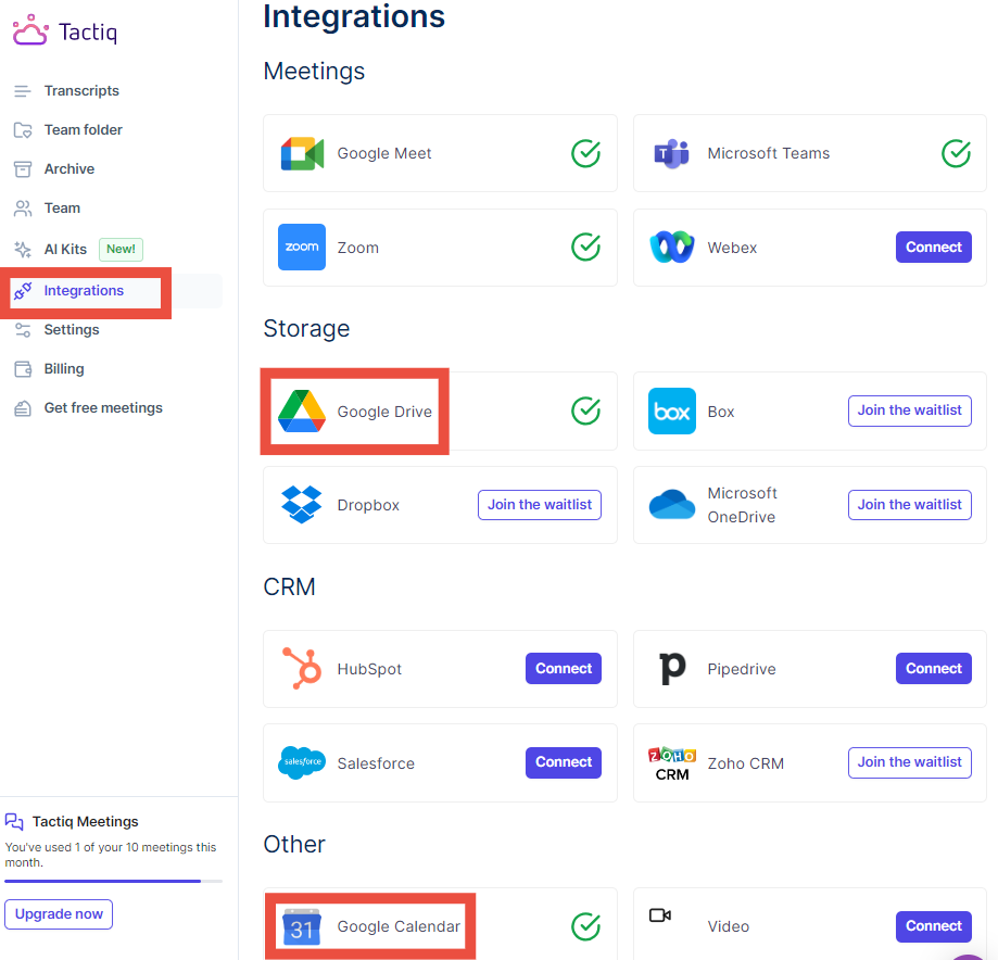 Tactiq 線上會議轉錄工具：AI摘要、逐字稿生成、重點標示、螢幕截圖 - George的私房筆記