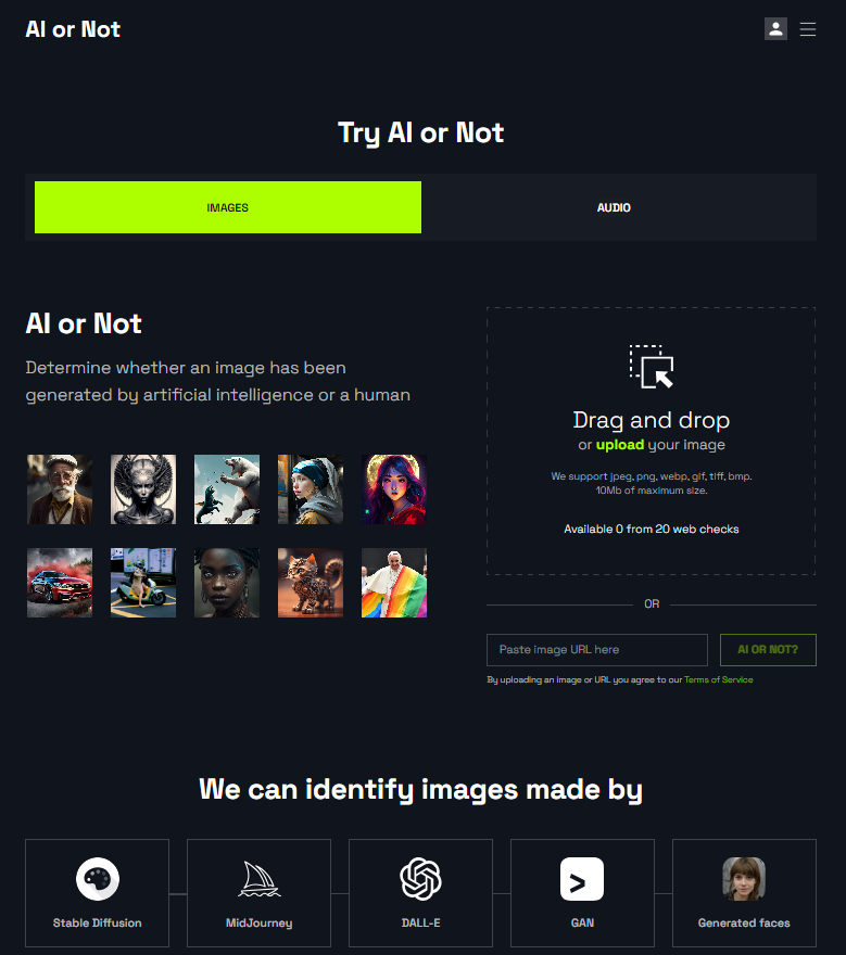 AI or Not 檢測軟體，助你分辨圖片/語音是否為AI生成 - George的私房筆記